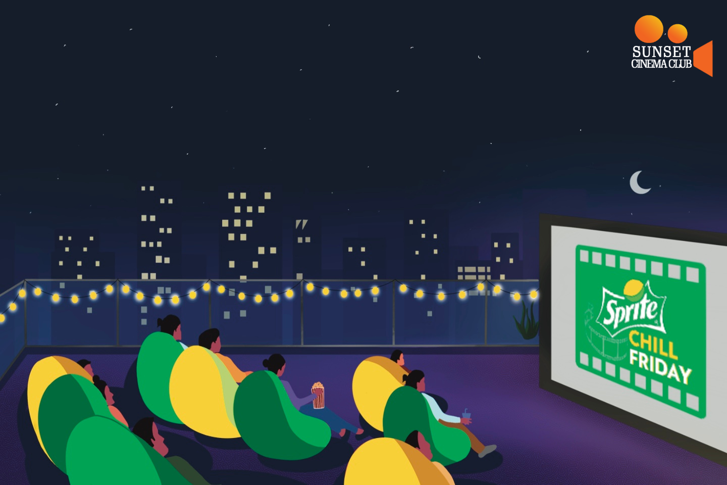 SCC x Sprite Chill Friday on Fri, 02 Dec 2022 - Sunset Cinema Club