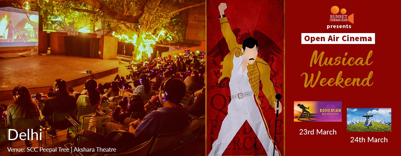 Open Air Cinema - Musical Weekend on Sat, 23 Mar 2019 - Sunset Cinema Club