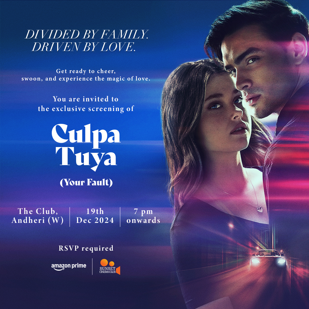Sunset Cinema Club x Prime Video | Culpa Tuya on Thu, 19 Dec 2024 ...